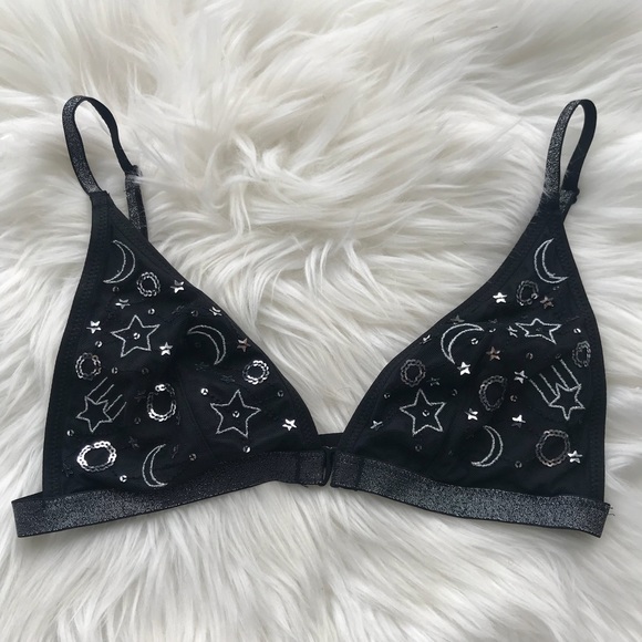 Victoria's Secret | Intimates & Sleepwear | Vs Moon And Stars Bralette ...